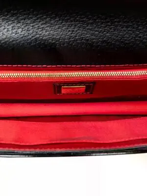Fendi 2000-2010 Pigskin Geometric Shoulder Bag