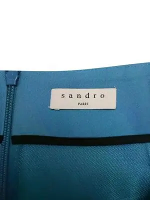 Sandro High-waisted Flap-pocket Mini Skirt