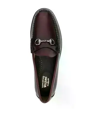 G.H.BASS Lincoln Heritage Horsebit Loafers - Red