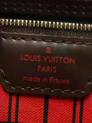 LOUIS VUITTON 2015 Damier Ebene Neverfull Pm Tote Bag - Brown