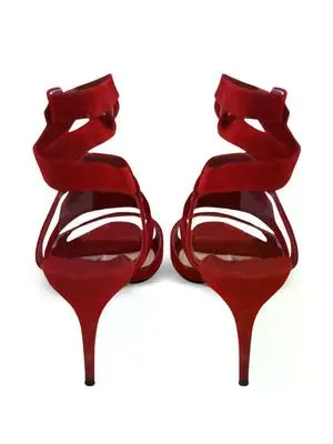 PAUL ANDREW Suede High Heel Sandals