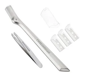 TWEEZERMAN Brow Razor And Mini Tweezer Set - One-color