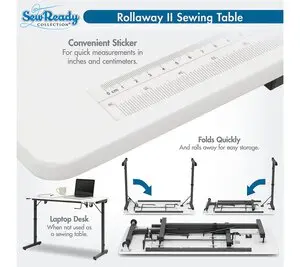 SEW READY Rollaway Ii Sewing Table