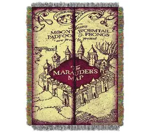 NORTHWEST The Harry Potter 48x60 Woven Tapestry Throw - One-color