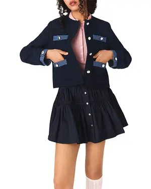 Maje Vitanat Jacket - Navy