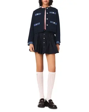 Maje Vitanat Jacket - Navy
