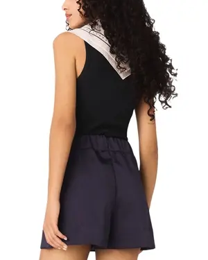 Maje Iezelie Flared Satin Shorts