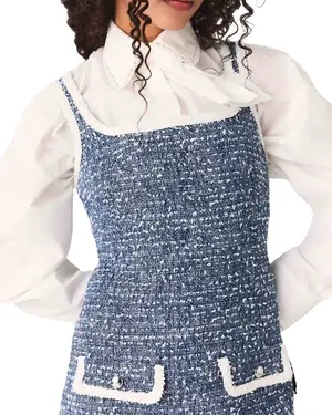 Maje Ritalba Tweed Mini Dress