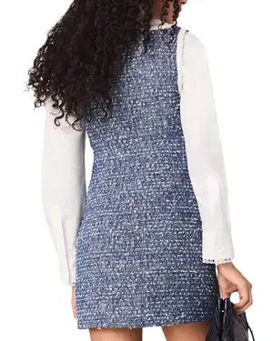 Maje Ritalba Tweed Mini Dress