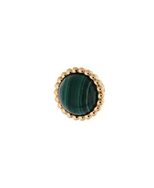 VAN CLEEF & ARPELS Perlee Couleurs Stud Earrings 18k And Malachite