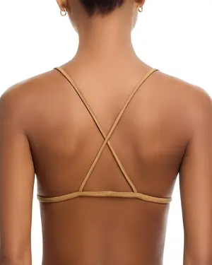 Norma Kamali Triangle Bikini Top