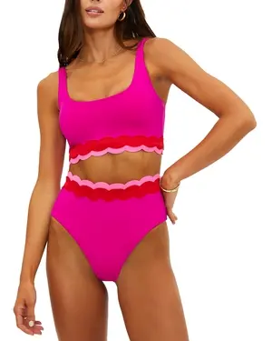 Beach Riot Marin Bikini Top Colorblock