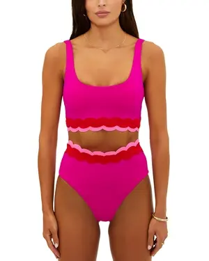 Beach Riot Marin Bikini Top Colorblock