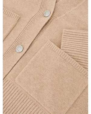 REISS Maya Cardigan Sweater - Beige Beutral