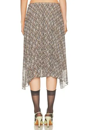 Acne Studios Ibo Pleated Skirt - Grey