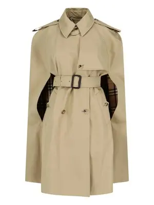 Burberry Cotton Gabardine Trench Coat