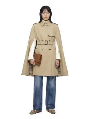 Burberry Cotton Gabardine Trench Coat