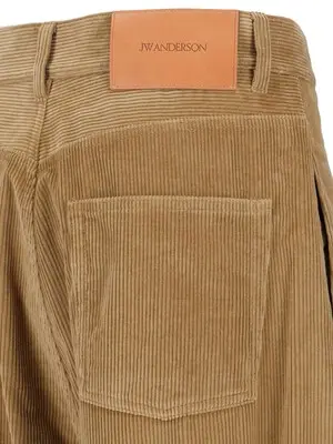 JW Anderson Wide Leg Corduroy Pants - Brown