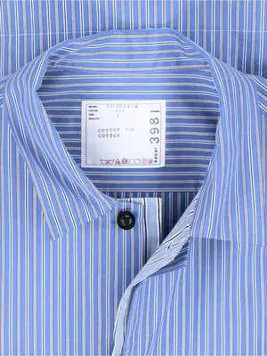 Sacai Poplin Shirt - Blue