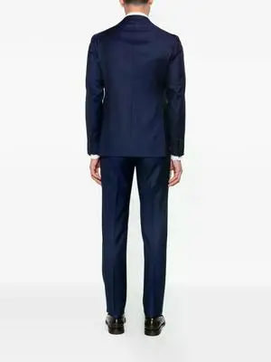Tagliatore Flap-pocket Suit - Blue