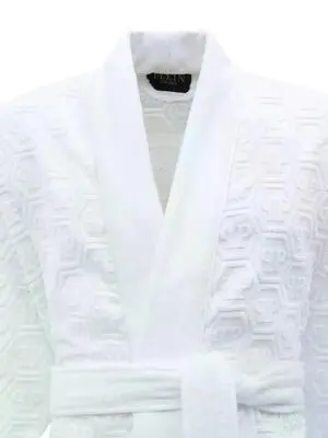 Philipp Plein Kimono Hexagon Bath Robe