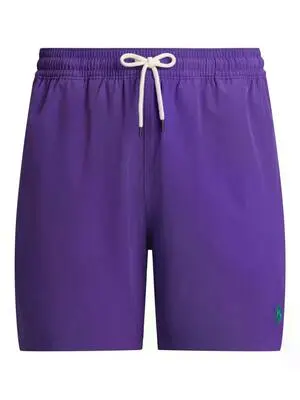 Polo Ralph Lauren Embroidered Swim Trunks - Purple