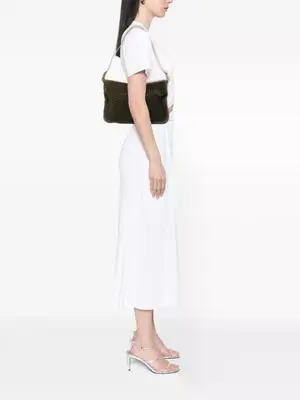 Celine 2000 Macadam Suede Shoulder Bag