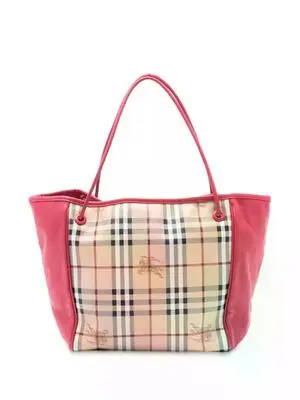 Burberry Haymarket Check Canterbury Tote Bag - Brown