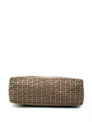 Fendi 2000-2010 Zucchino Canvas Tote Bag - Brown