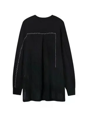 Y’s Zigzag-topstitch Sweatshirt