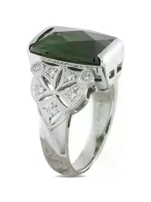 LB EXCLUSIVE Diamond And Tourmaline Ring