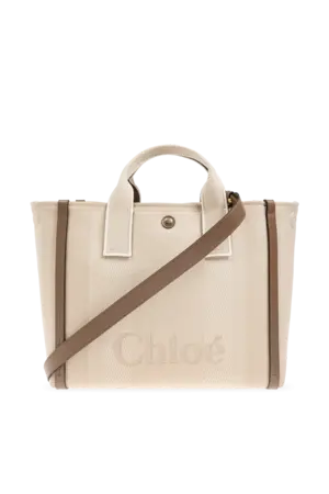 Chloé Carry Medium Shopper Bag - Beige