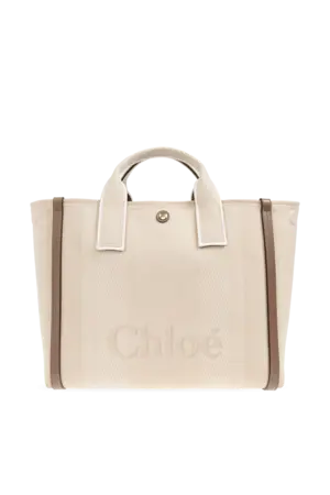 Chloé Carry Medium Shopper Bag - Beige