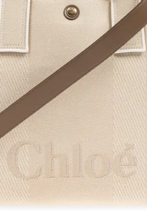 Chloé Carry Medium Shopper Bag - Beige