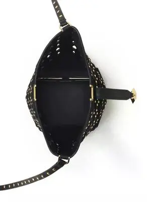 LANVIN Cut-out Studded Bucket Bag