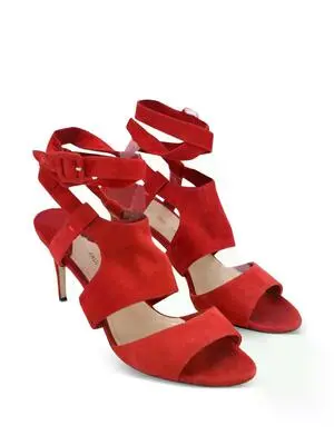 PAUL ANDREW Suede High Heel Sandals