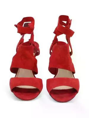 PAUL ANDREW Suede High Heel Sandals