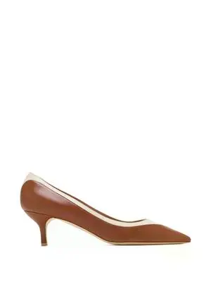 MALONE SOULIERS Emmanuelle Pointed Toe Pumps - Brown