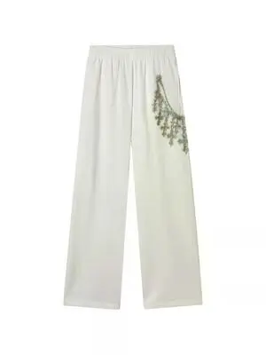 We11Done Embellished Wide Leg Trousers
