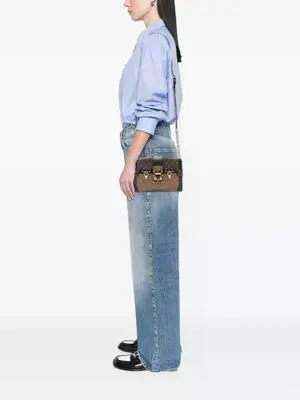LOUIS VUITTON Monogram Reverse Trunk Clutch Crossbody Bag 2021-2025 - Brown