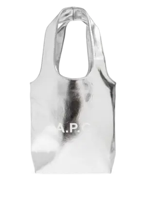 A.p.c. Ninon Small Tote Bag - Silver