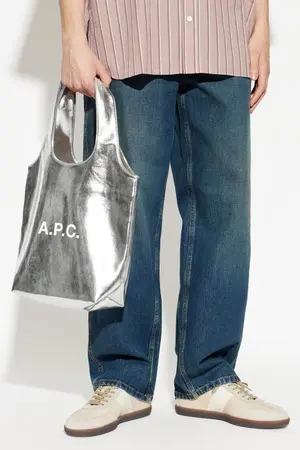 A.p.c. Ninon Small Tote Bag - Silver