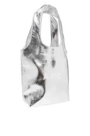 A.p.c. Ninon Small Tote Bag - Silver