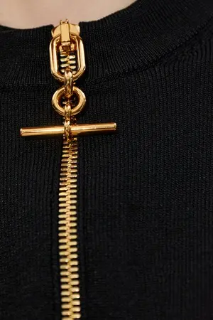 Balmain Waist-cinch Knit Cardigan
