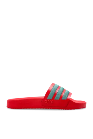 Adidas Arte Antwerp Ailette Slides - Red