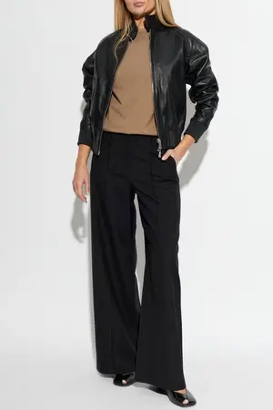 Officine Générale Azora' Wool Trousers - Black