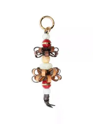 Etro Beaded Ribbon Charm - Brown