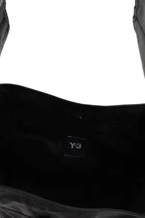 Y3 Newspaper Small' Shoulder Bag - Black