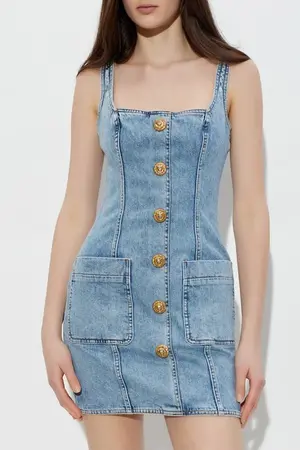 Balmain Denim Mini Dress