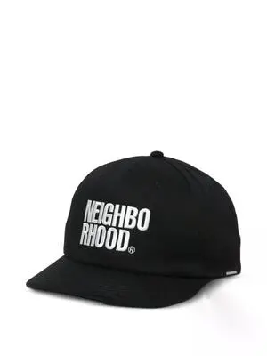 NEIGHBORHOOD Logo Embroidered Cap - Black